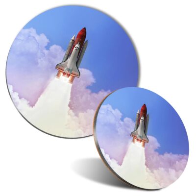Mouse Mat & Coaster Set Space Shuttle Space Rocket Science #52098 | eBay UK