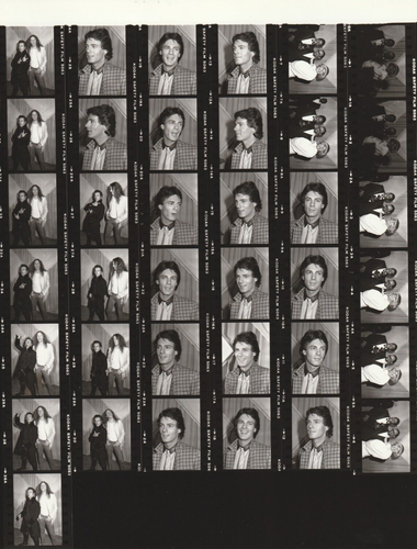 Contact Photo Sheet & Negatives Rick Springfield Adam Ant Nugent ...