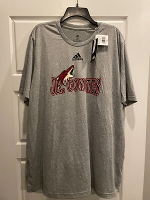 ADIDAS Phoenix Arizona Jr. Coyotes Hockey Size 2XL Pregame Athletic T ...