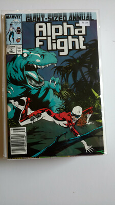 Alpha Flight Annual #2 1986 Newsstand High Grade 9.2 Marvel Comic Book ...