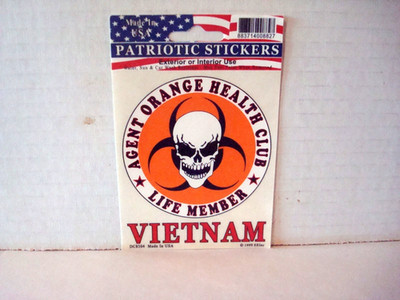 AGENT ORANGE VIETNAM STICKER 3 X 4 inches | eBay