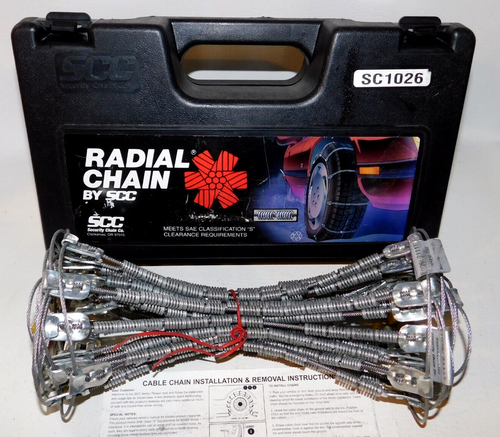 SC1026 SCC Radial Cable Tire Chains, 1 Pair - Never Used | eBay