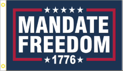 3x5 MANDATE FREEDOM 1776 FLAG House Banner Brass Grommets Super ...