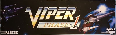 Viper Phase 1 Arcade Marquee 26" x 8" | eBay