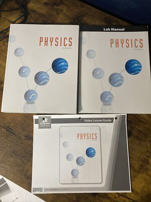 Physics BJU Press 3rd/Third Edition Textbook/Lab Manual Lot Current | eBay