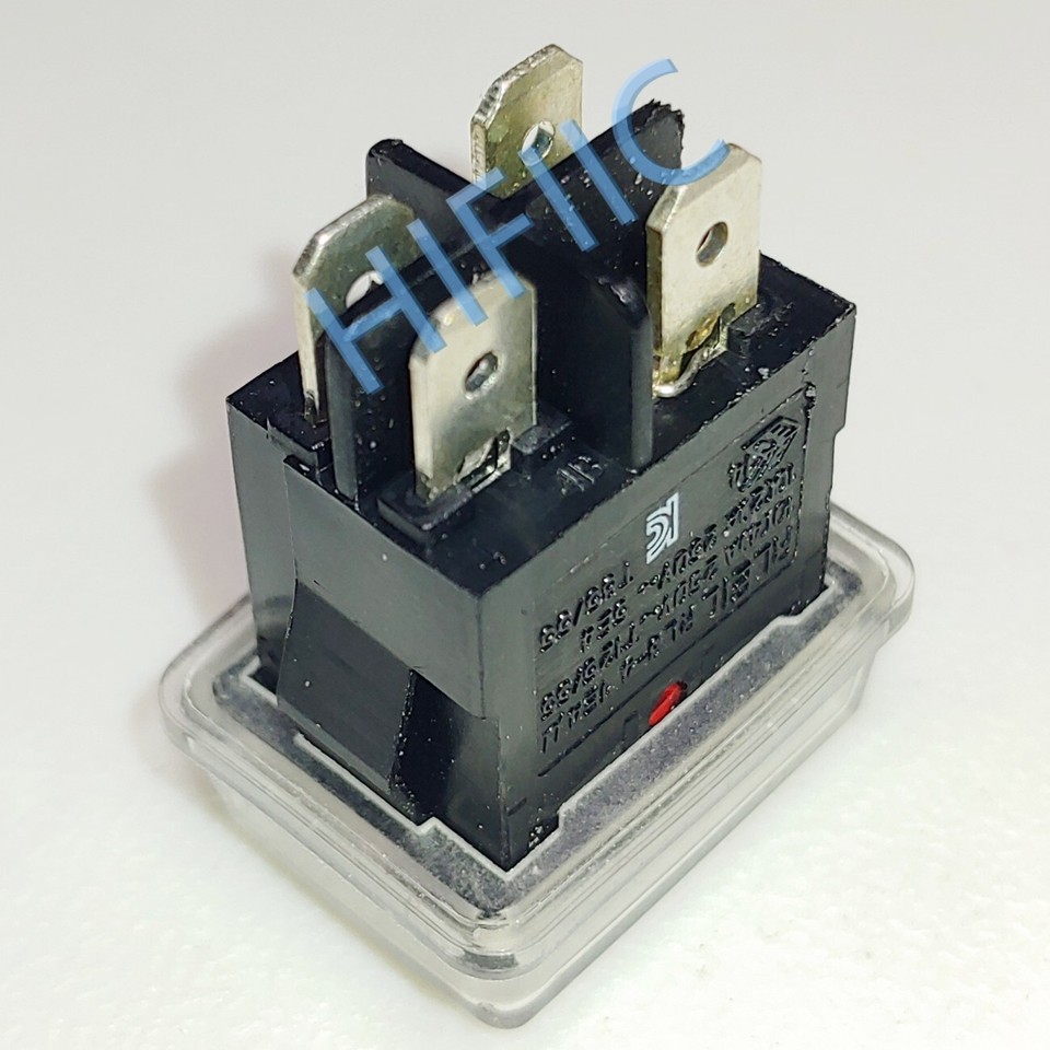RLEIL RL3-4 Red Lamp Rocker Switch 4 Pins 2 Positions With Waterproof ...