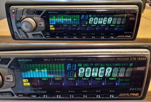 ALPINE CTA 1505 R COMMANDER 4x55W receiver 4V pre-outs | eBay