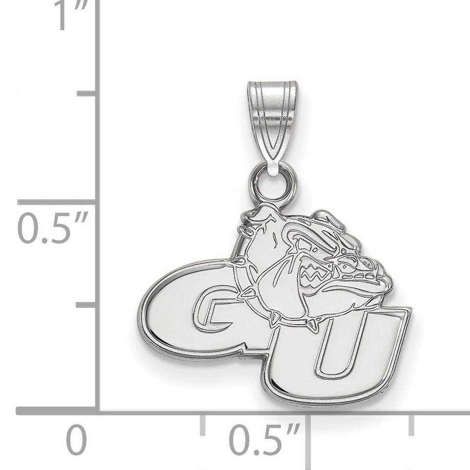 Gonzaga University Bulldogs Spike School Mascot Pendant in Sterling ...