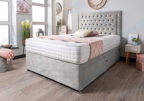NAPLE MEMORY FOAM DIVAN BED SET WITH MATTRESS HEADBOARD 3FT 4FT6 DOUBLE 5FT KING | eBay UK
