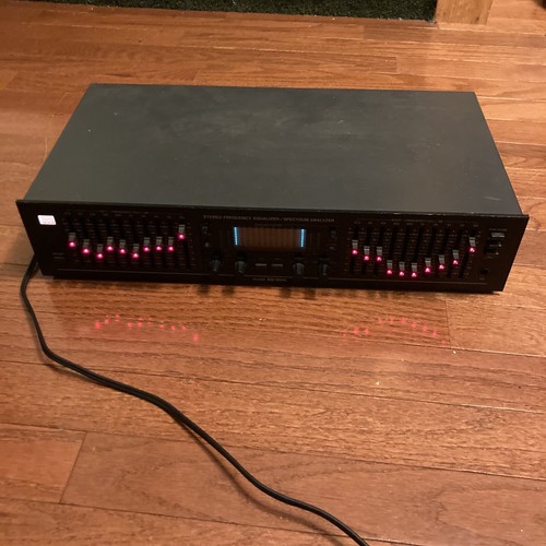 BSR Model EQ-3000 Stereo Frequency Equalizer Spectrum Analyzer Vintage ...