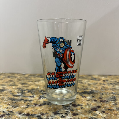 Marvel Captain America Glass | eBay
