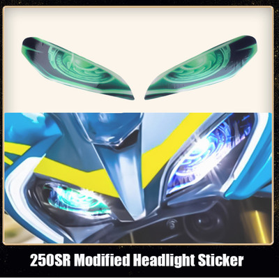 For CFMOTO 250SR Motorcycle Headlight Sticker Headlight Sticker ...