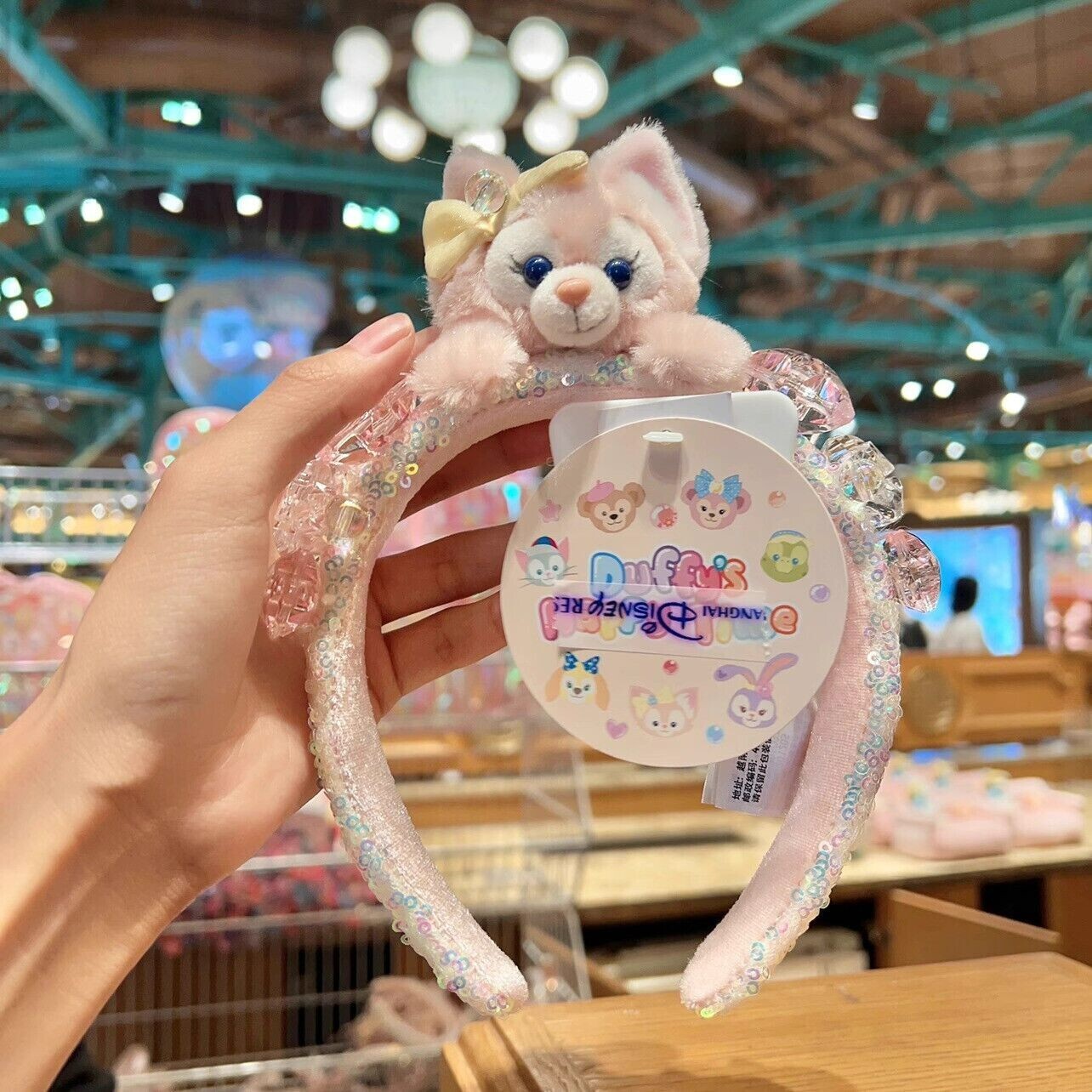 New 2023 Shanghai disneyland Authentic Summer Exclusive Linabell Ear ...