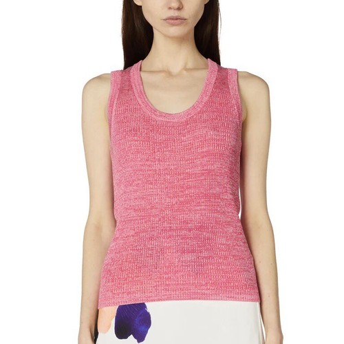 Gorman Miriam Ribbed Knit Tank Top In Pink Size 8 | eBay