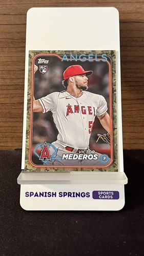 Victor Mederos • 2024 Topps Series 1 • 270 • Memorial Day Camo • 13/25 ...