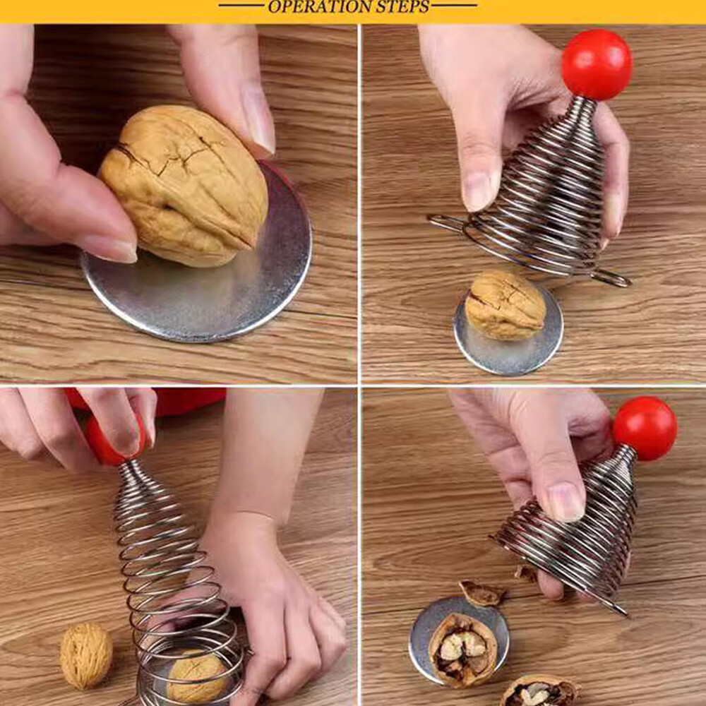 Nutcracker Walnut Shell Opener Tool Pecan Pliers Walnut Cracker with Spring | eBay Australia