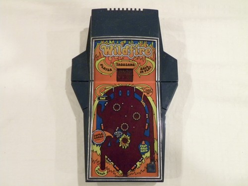 Vintage Wildfire Electronic Handheld Pinball Game Tested Working ...