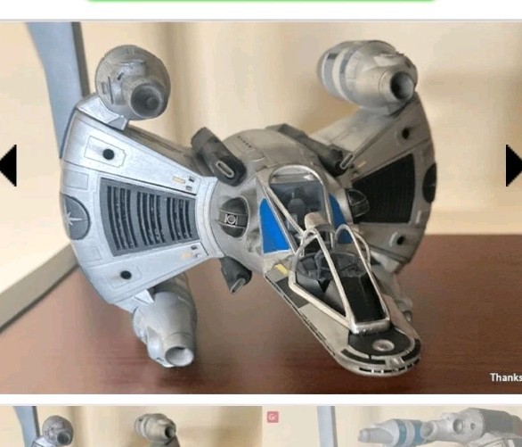 The Last Starfighter Gunstar 1/64 Custom 3d Model Kit With Pilots ...