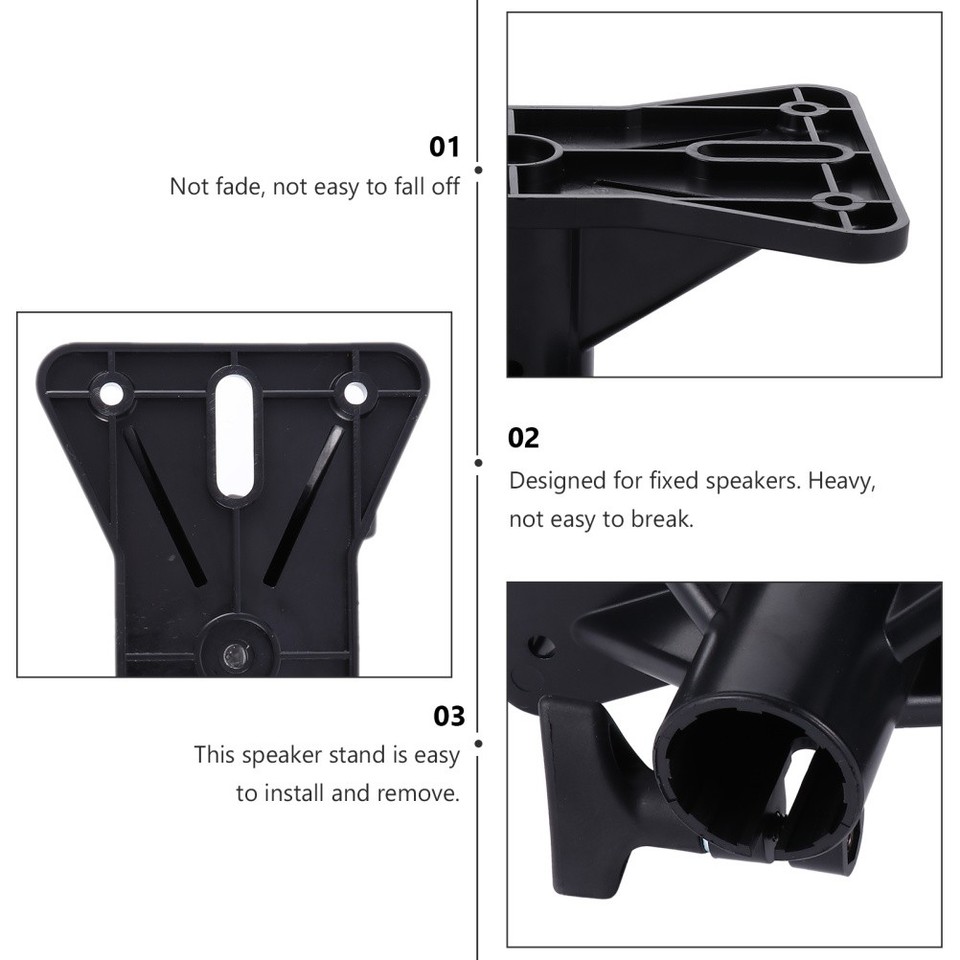 2 Pcs Speaker Stands On-stage Adapter Base Bracket External Mounting ...