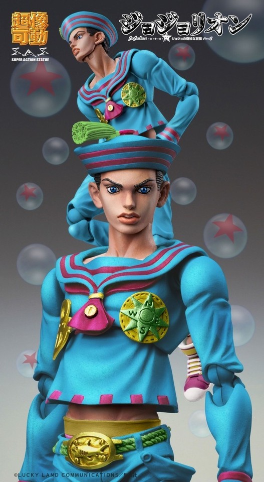 Medicos Super Action Statue JoJo Josuke 2nd , soft & wet 2nd , Acrylic ...