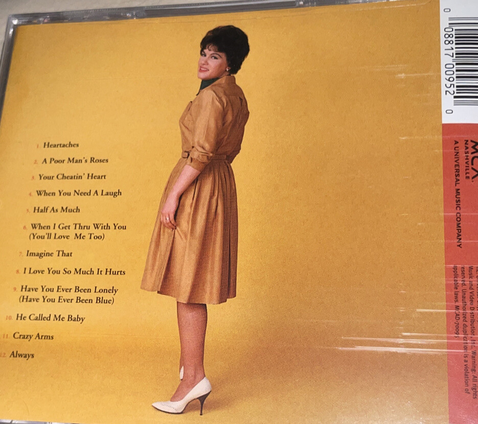 PATSY CLINE~~RARE~~CD~~THE MILLENNIUM COLLECTION~~NEW SEALED ...