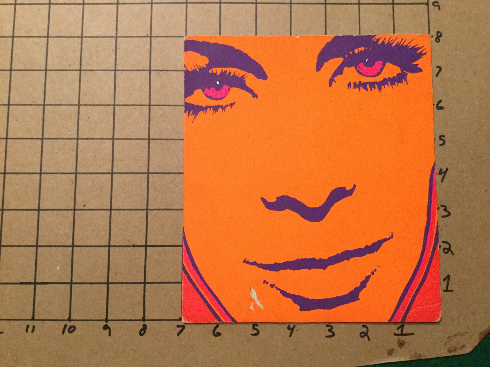 original DAY-GLO hippy UNUSED CARD - zonk - 1972 - 7 x 8" some wear | eBay