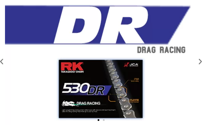 2006-2023 Kawasaki ZX14/R RK Drag Racing Chain 530 Pitch - 130 Link ...