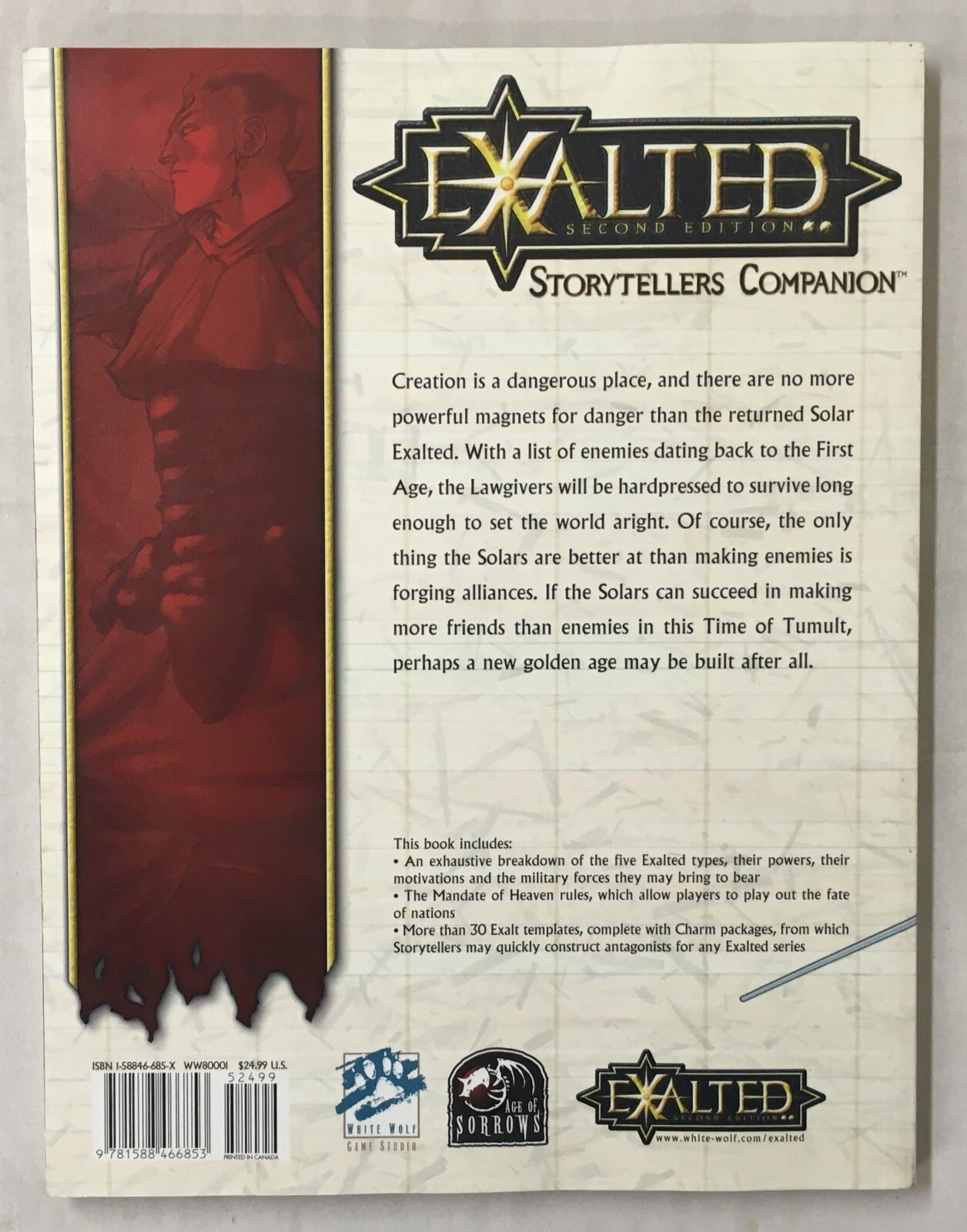 White Wolf - Exalted Second Edition - Storytellers Companion - WW80001 ...