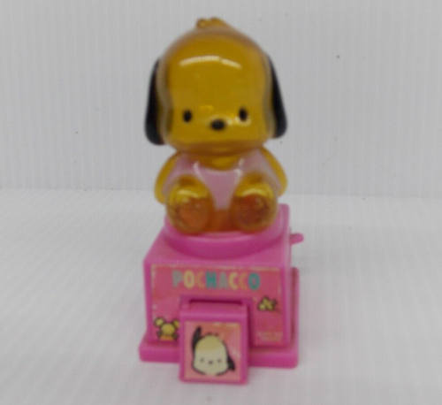 Vintage Sanrio Pochacco Candy Dispenser Mini Gumball Machine Pink Dog ...
