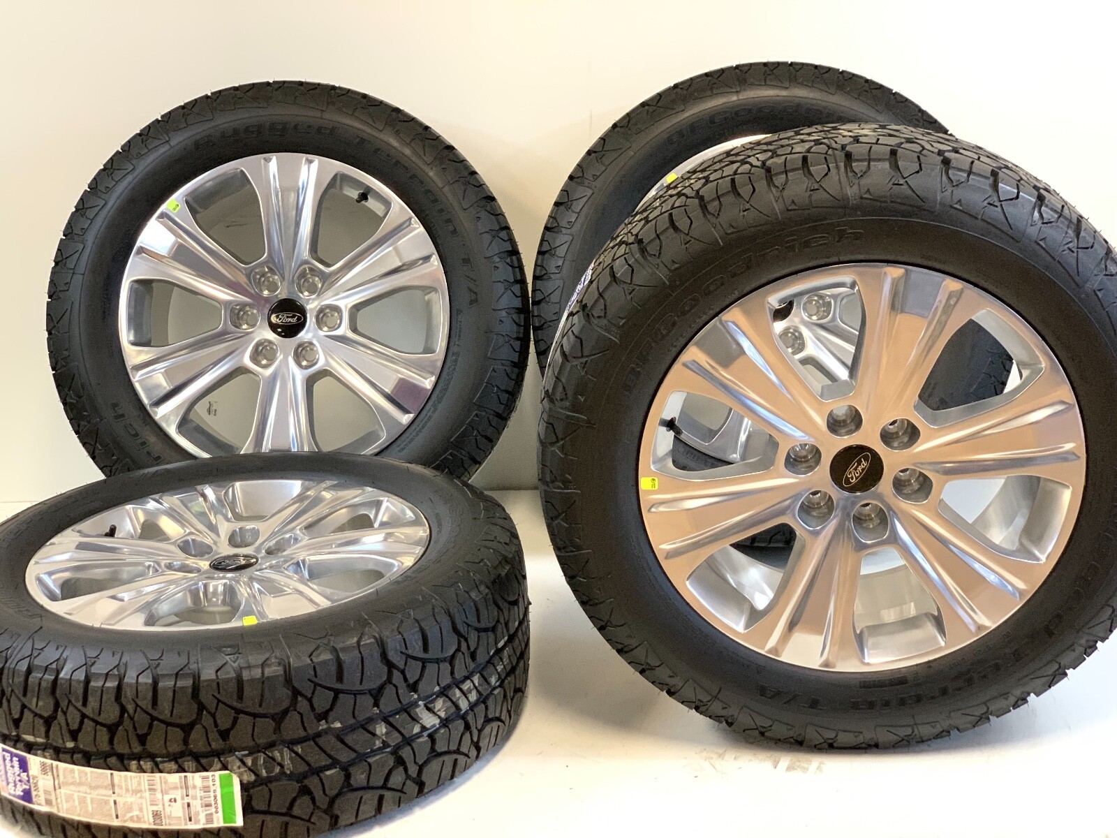20" IN FORD F150 EXPEDITION SET 04-20 POLISHED OEM WHEELS RIMS TIRES ...