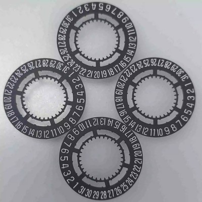 Genuine Swiss Black Date Disk Wheel Date Wheel Date At 6 for Ronda 715 ...