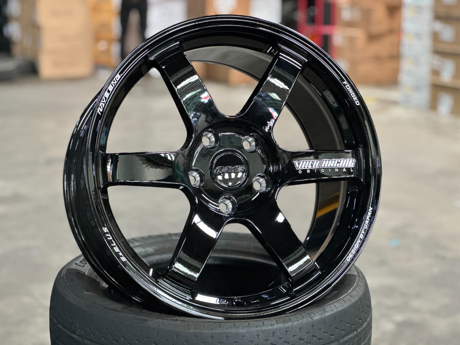 New 18x9.5 ET44 5x120 AOW TE37 SAGA S-Plus Wheel CIVIC TYPE R FK8 FL5 ...