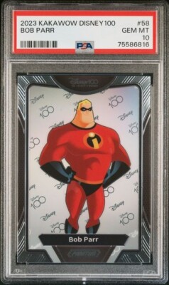 🔥 BOB PARR 🔥 POP 2🔥🔥PSA 10🔥2023 Kakawow Disney 100 PHANTOM🔥🔥INCREDIBLES ...