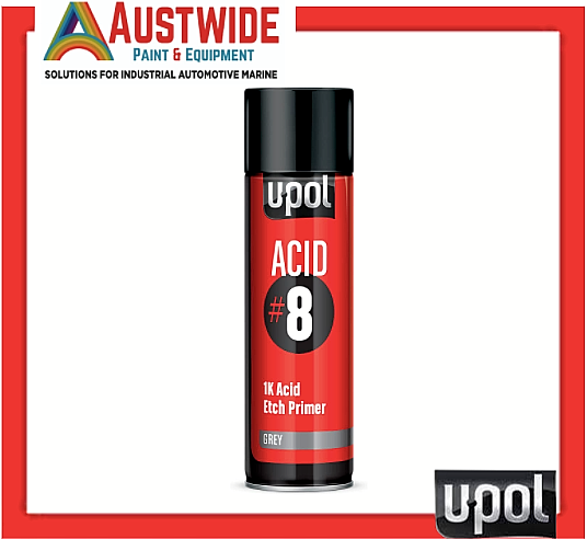 Upol Acid #8 Etch Primer Aerosol, Spray Can, Adhesion, Bare Metal ,fast ...