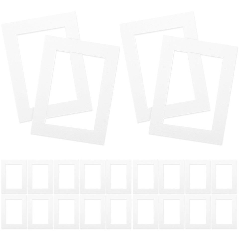 25 Pcs Paper Photo Frame Display Mat Mats Picture Framing Boards | eBay ...