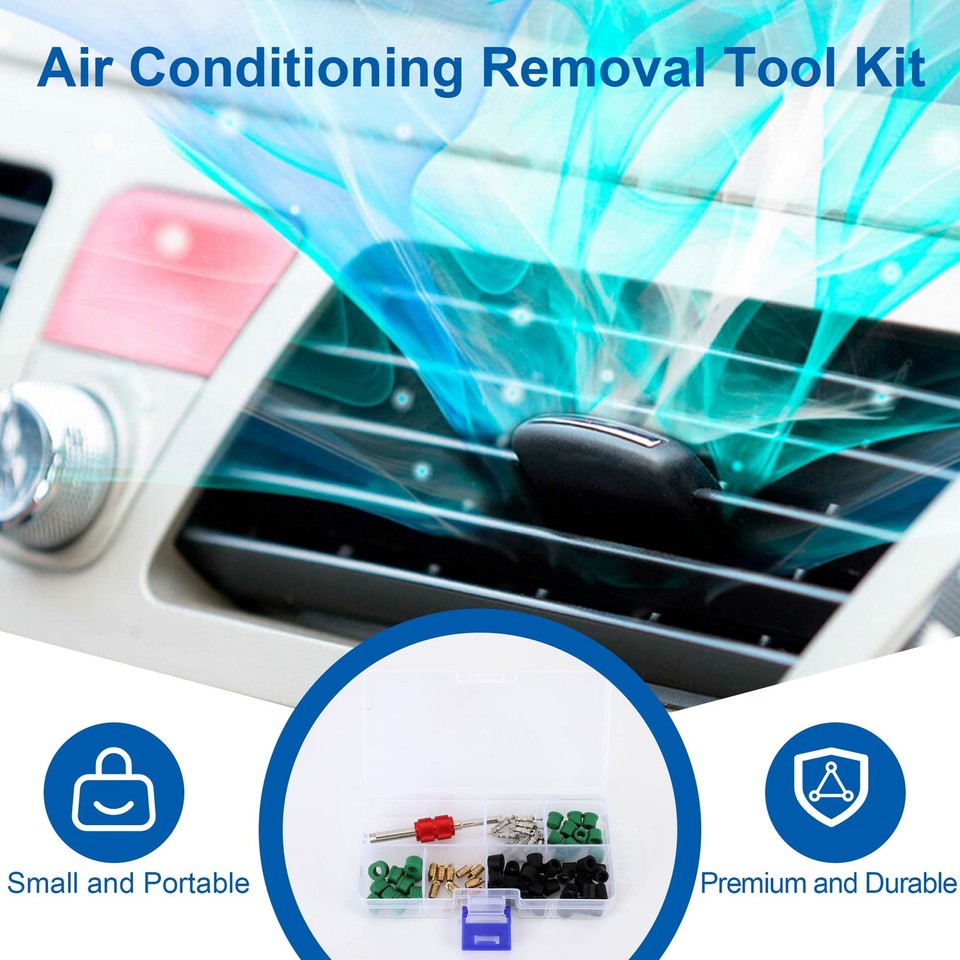 HVAC Repair Kit 71 Pcs, 50 Hose Gaskets, 10 Valve Cores, 10 Valves | eBay