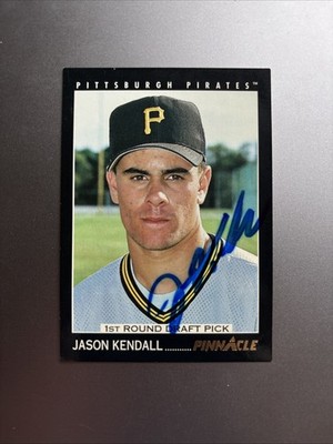JASON KENDALL 1993 PINNACLE ROOKIE RC AUTOGRAPHED SIGNED AUTO BASEBALL ...