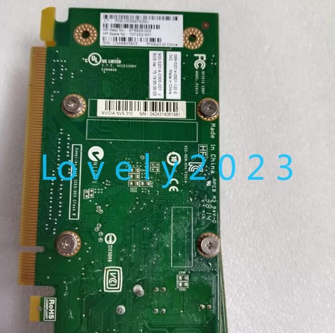 1pc used NVIDIA graphics card NVS310 | eBay