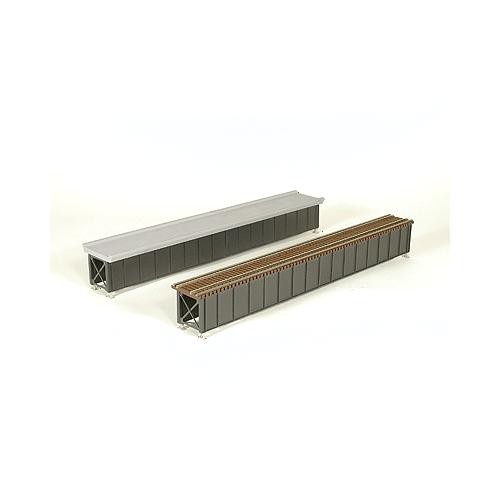 Micro Engineering HO Scale ~ 85' Girder Bridge With Open Deck ~ Code 83 ...