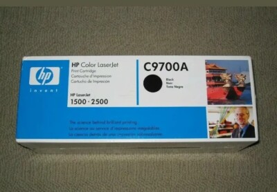 Genuine HP C9700A 121A BLACK Toner Cartridge For HP LaserJet series ...