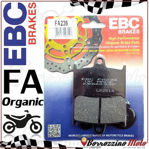 Triumph Rocket III 2300 2004 - 2007 Front Brake Pads Organic EBC FA236 ...