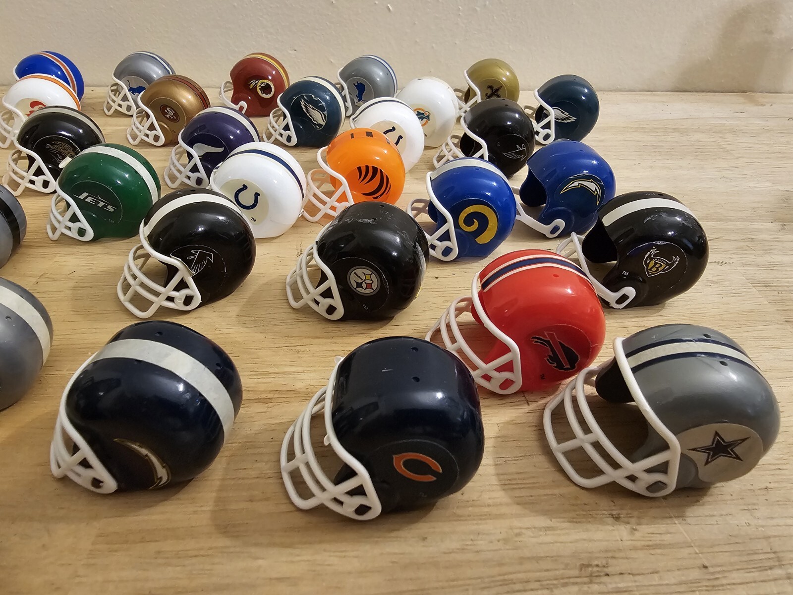 Vintage NFL Mini Helmet Football 1980's Vending Souvenir Lot Of 34 | eBay