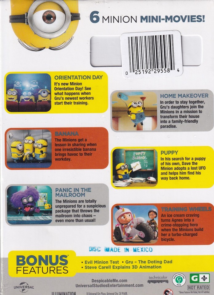 Mini Movie 6-Pack: Despicable Me Despicable Me 2 (DVD 2016) (A ...