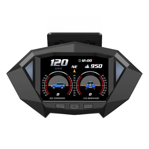 GPS Gauge Dual System Car Head Up Display Digital Speedometer Tired ...