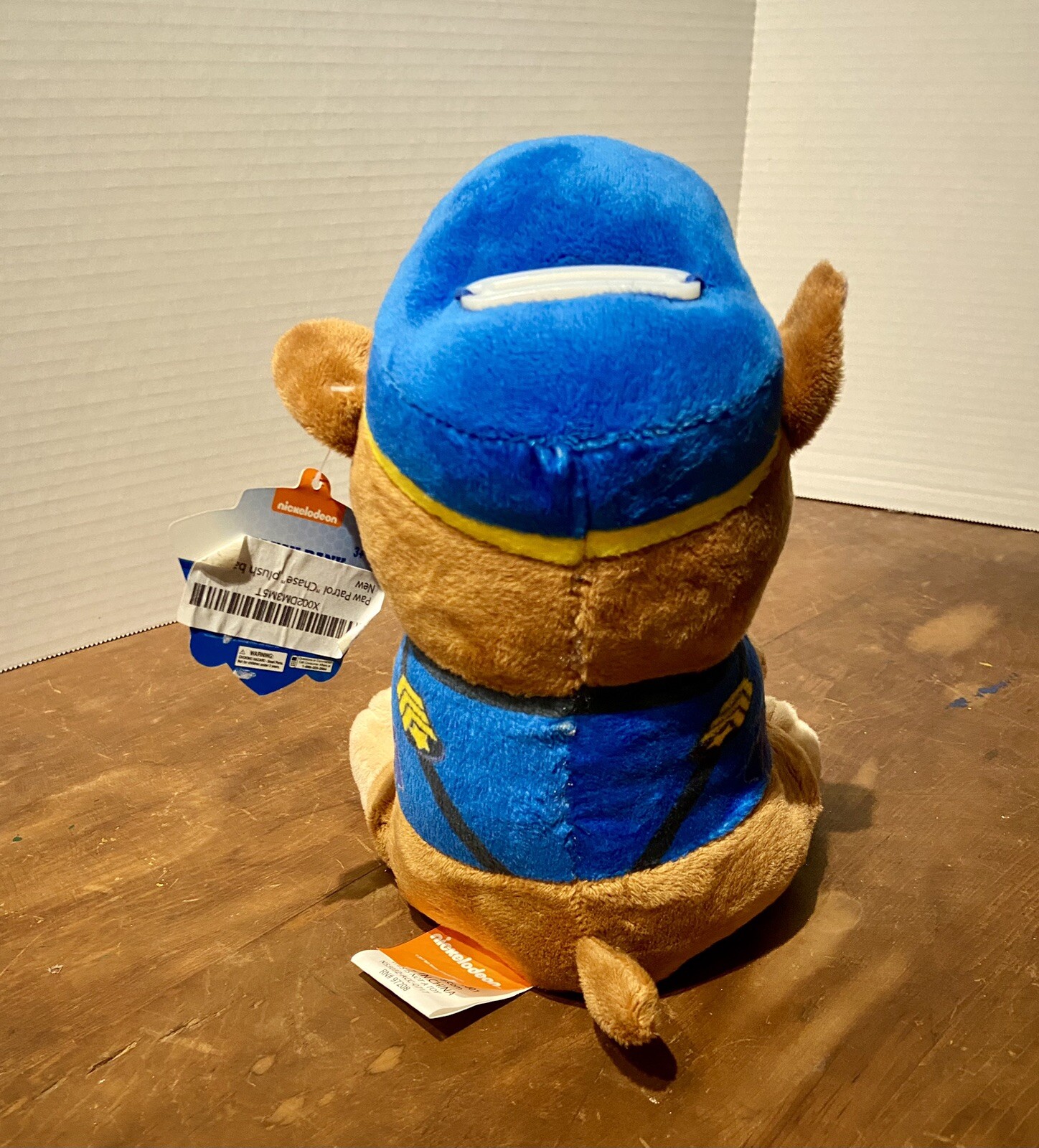 Paw Patrol -Chase -Police Dog -Plush -Coin Piggy Bank- Stuffed Animal ...