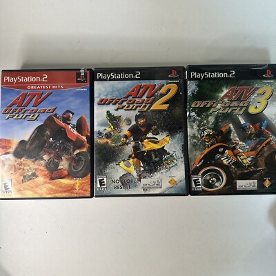 ATV Offroad Fury 1, 2 & 3 PlayStation PS2 3 Game Lot 711719747925 | eBay