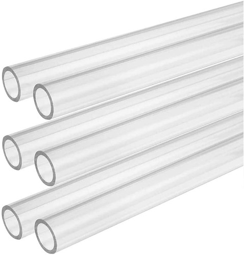 CLEAR ACRYLIC PERSPEX PLASTIC PIPE TUBE BAR HOLLOW - All Sizes - All ...