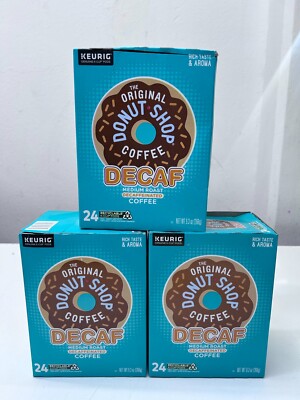 The Original Donut Shop Decaf Coffee 72 K-Cup Pods-BBD JUN-AUG 2024 ...