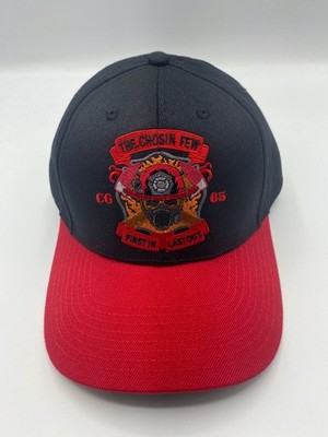 The Corps USS Chosin CG 65 Flying Squad Logo Black Baseball Cap Hat One ...