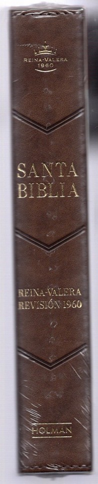 Biblia RVR 1960 Letra Grande Tamaño Manual Leathertouch Holman Spanish ...